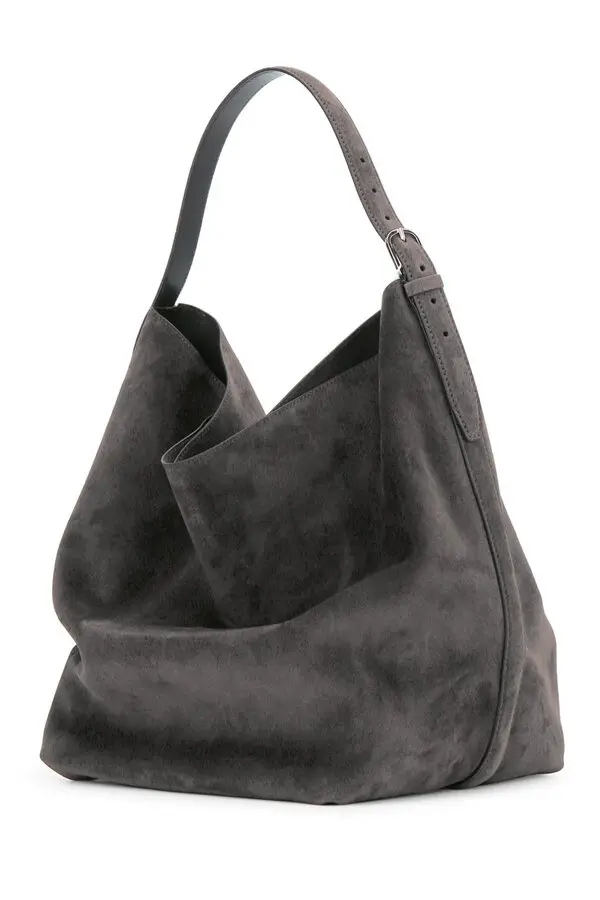 TOTEME Belted Suede Tote