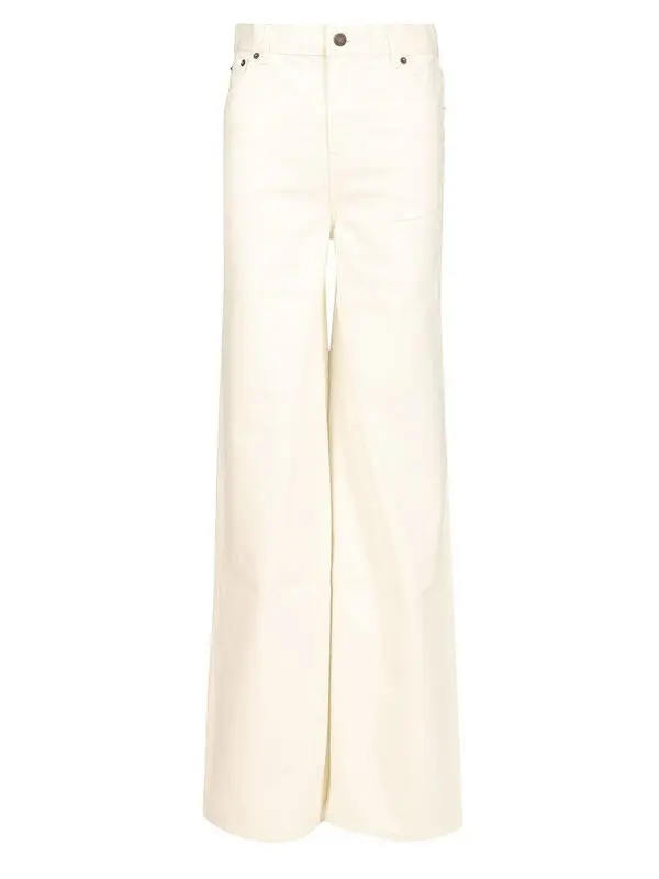 Chloé Wide-leg Jeans - White