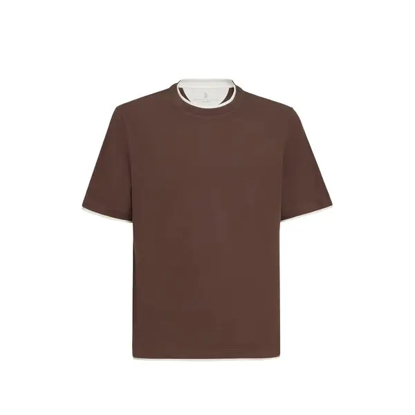 Brunello Cucinelli T-shirts & Vests T-shirts - Brown