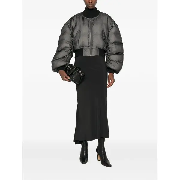 Rick Owens Grey Jackets Cropped Jackets