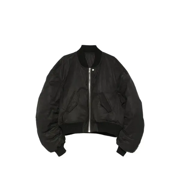 Rick Owens Jackets Bomber Jackets - Black