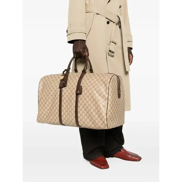 Gucci Neutrals Luggage & Holdalls