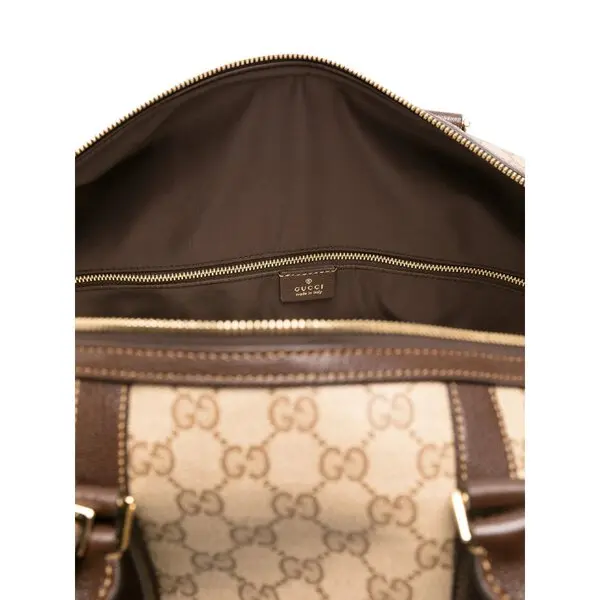 Gucci Neutrals Luggage & Holdalls