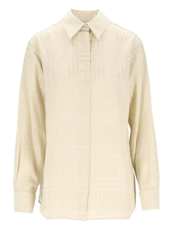 Burberry Dorothea” Silk Shirt - White