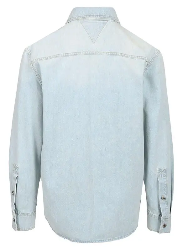 Bottega Veneta Extra Bleach Wash Denim Shirt