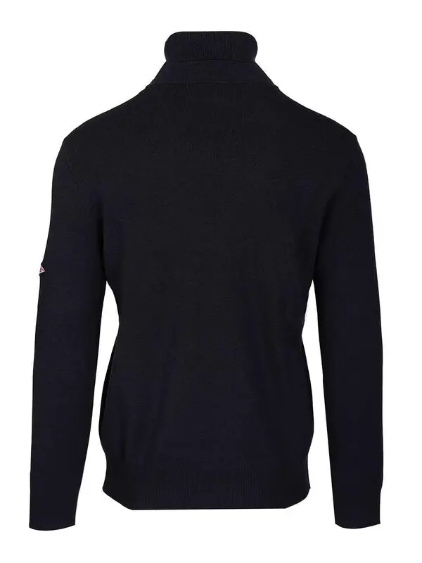 Bottega Veneta Navy Wool Turtleneck Sweater
