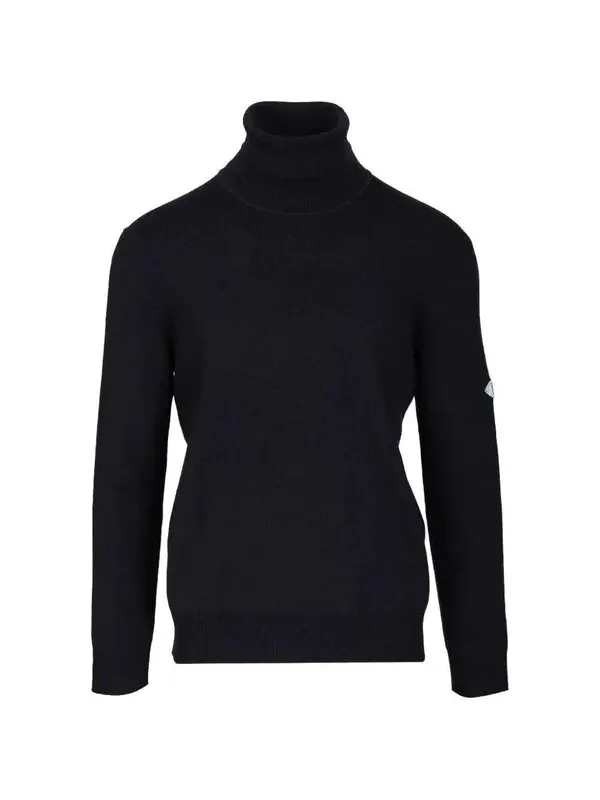 Bottega Veneta Navy Wool Turtleneck Sweater