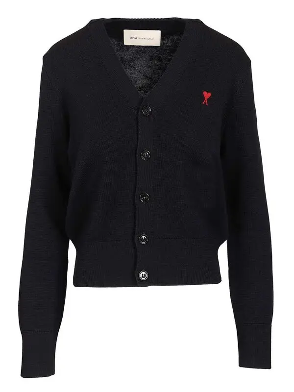 AMI Paris De Cœur Cardigan - Blue