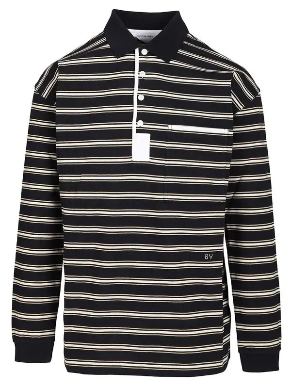 Bottega Veneta Striped Polo Shirt