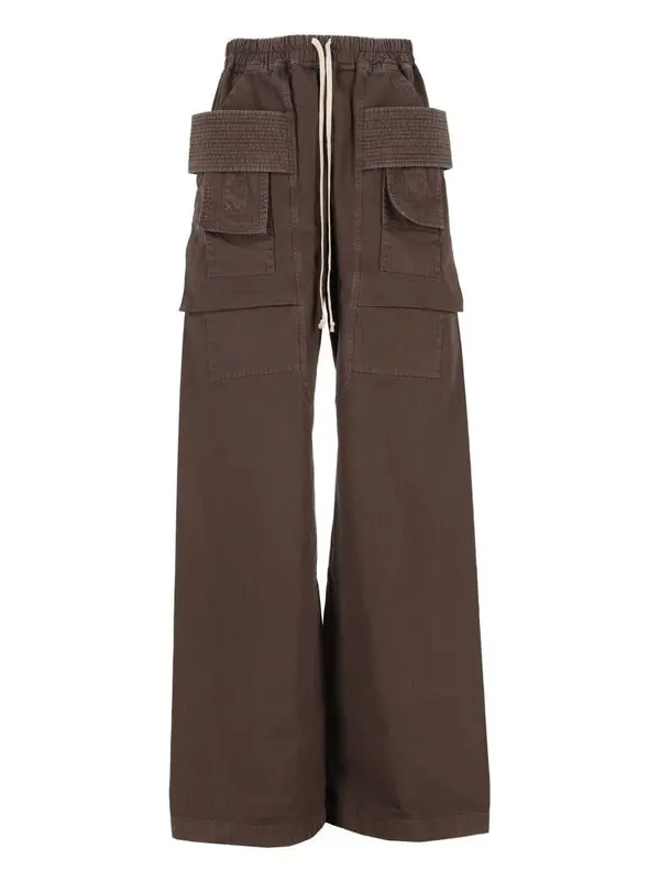 Rick Owens Cotton Twill Cargo Pants