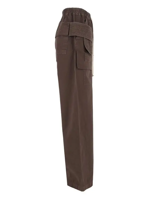 Rick Owens Cotton Twill Cargo Pants