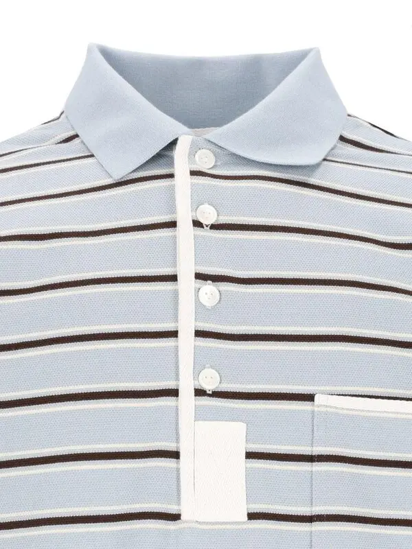 Bottega Veneta Striped Polo Shirt