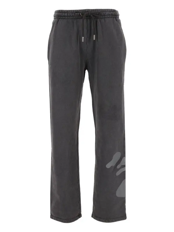 Off-White Swimming Face Sweatpants - Black