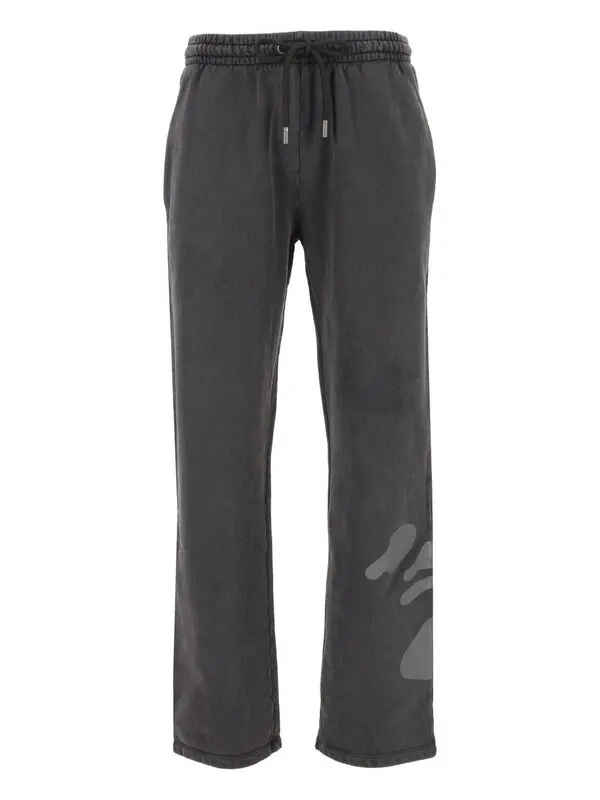 Off-White Swimming Face Sweatpants - Black