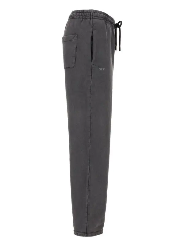 Off-White Swimming Face Sweatpants - Black