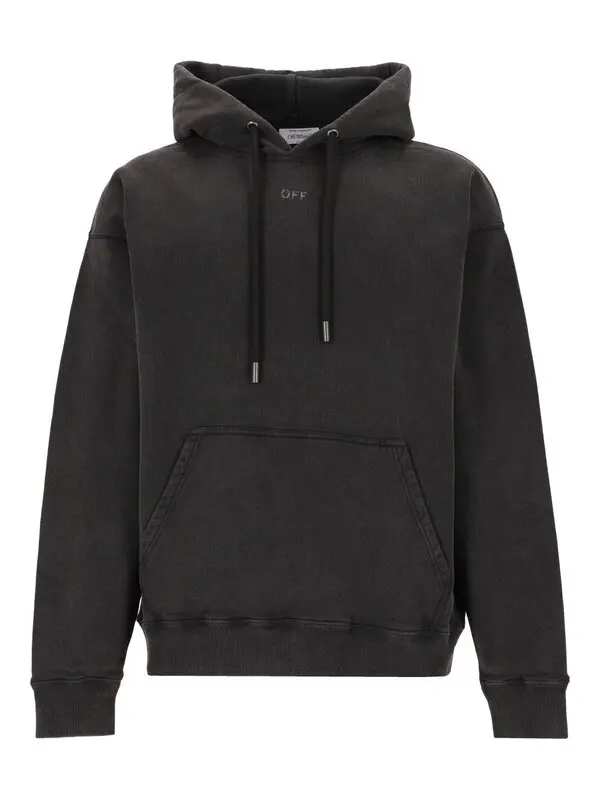 Off-White Swimming Face Hoodie - Black