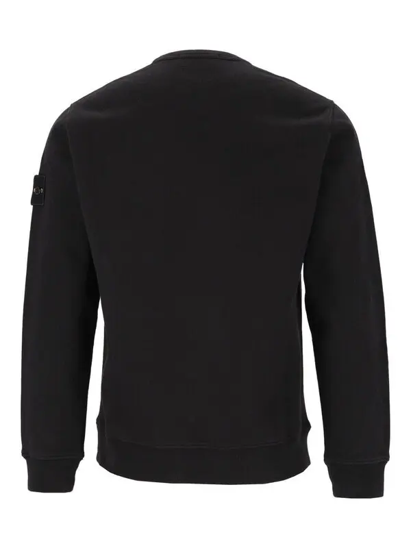 Stone Island Organic Cotton Crewneck Sweatshirt