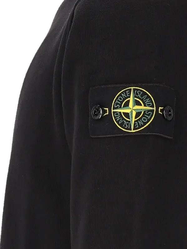 Stone Island Organic Cotton Crewneck Sweatshirt