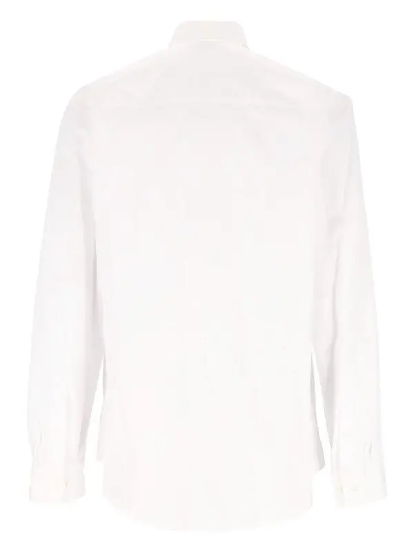 Dries Van Noten Poplin Shirt With Tie - White
