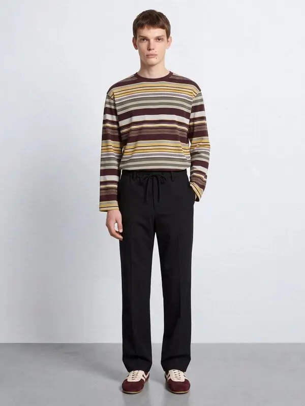 Dries Van Noten Penny Straight Pants - Black