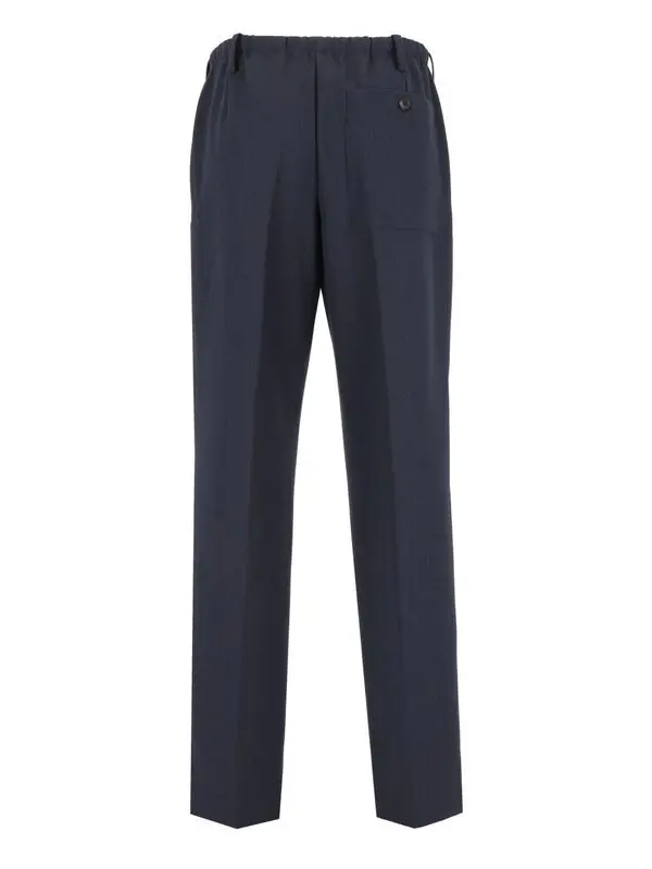 Dries Van Noten Penny Straight Pants - Blue