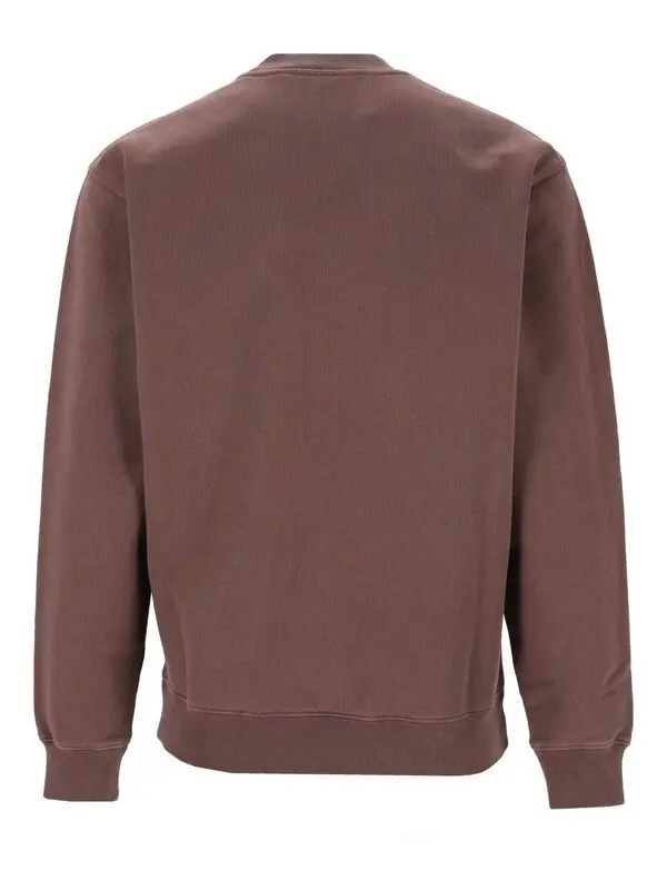 Jacquemus Cotton Sweatshirt - Brown