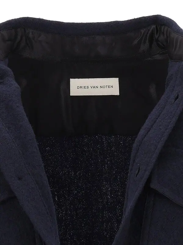 Dries Van Noten Wool Shirt Jacket