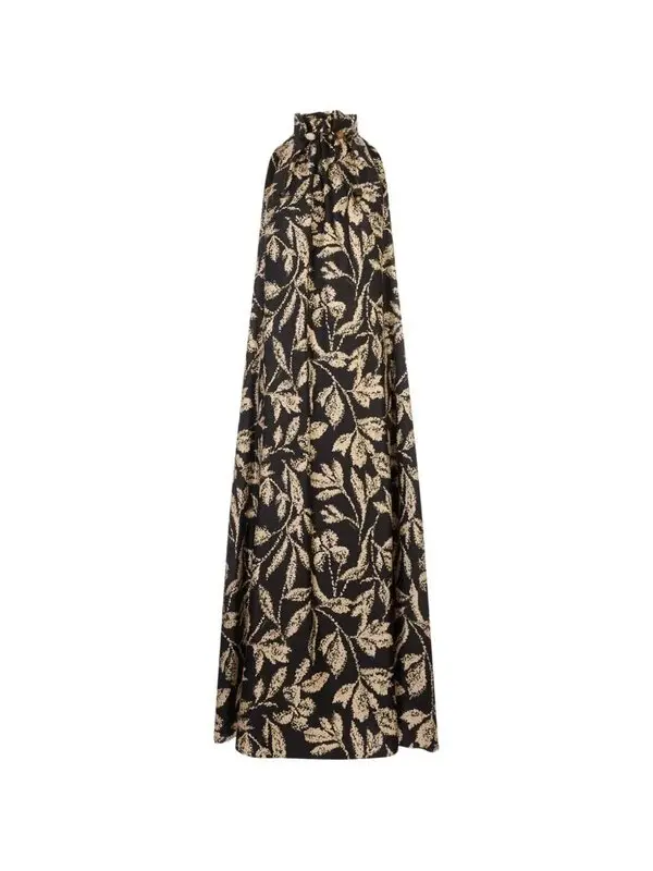 Max Mara Printed Silk Twill Dress