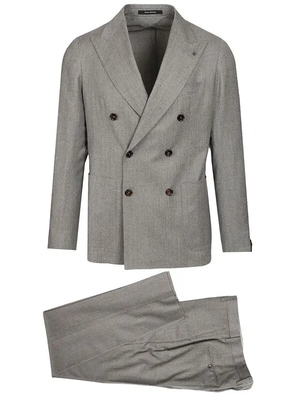 Tagliatore Montecarlo Double-breasted Suit - Gray