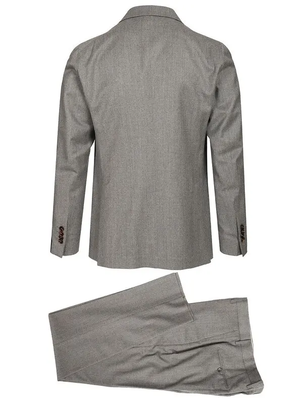Tagliatore Montecarlo Double-breasted Suit - Gray