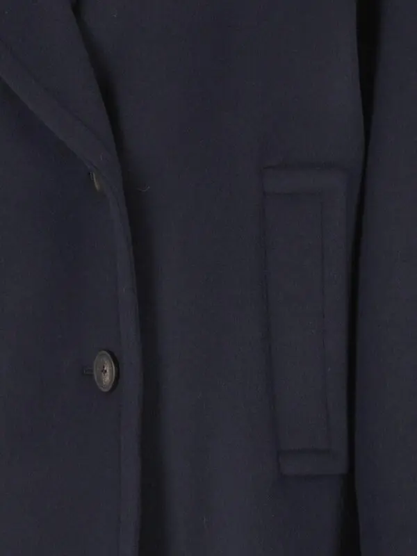 Max Mara Double-breasted Double Wool Pea Coat