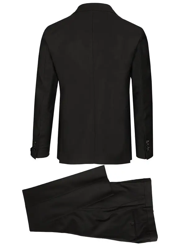 Tagliatore Vesuvius Double-breasted Suit - Black