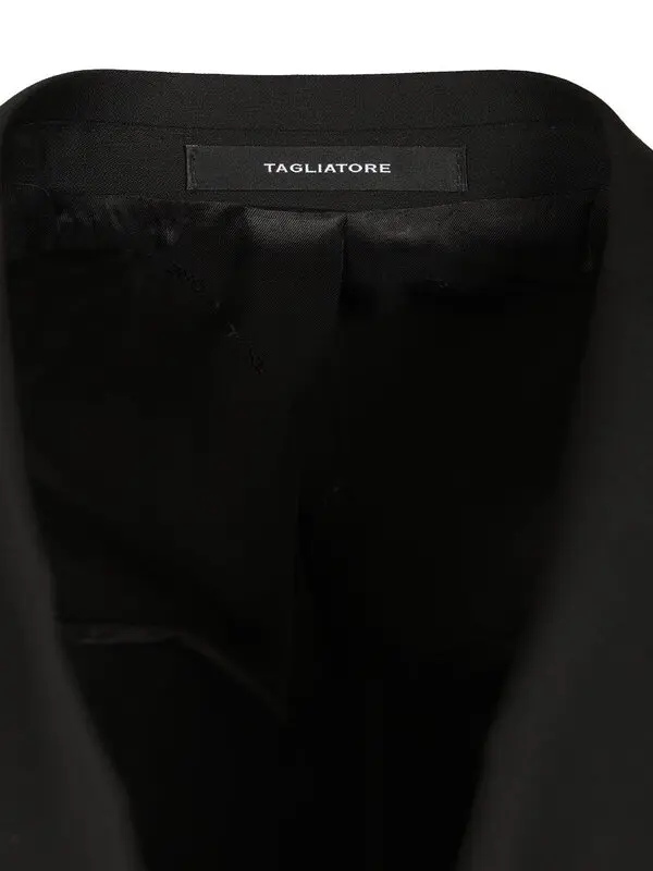 Tagliatore Vesuvius Double-breasted Suit - Black