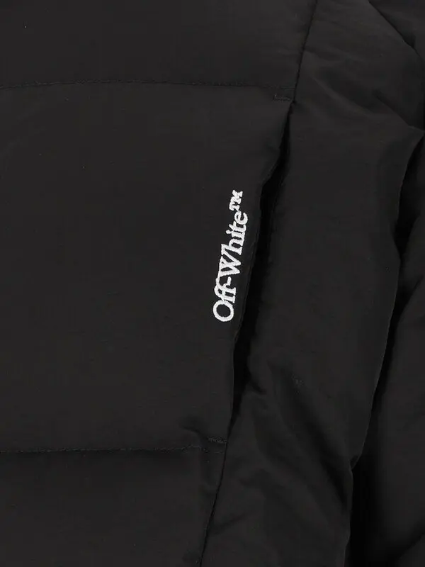 Off-White Down Jacket With Hood