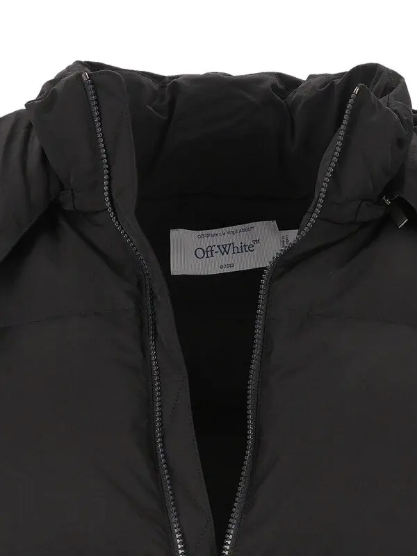 Off-White Down Jacket With Hood