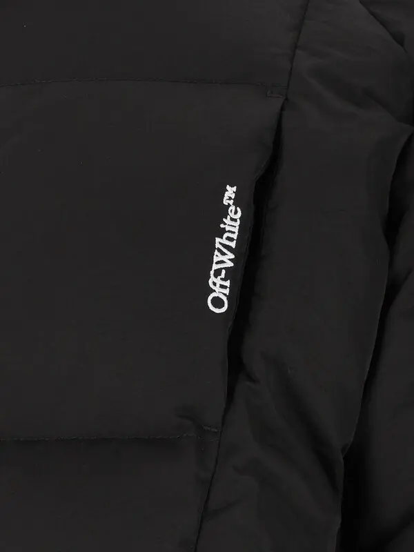 Off-White Down Jacket With Hood