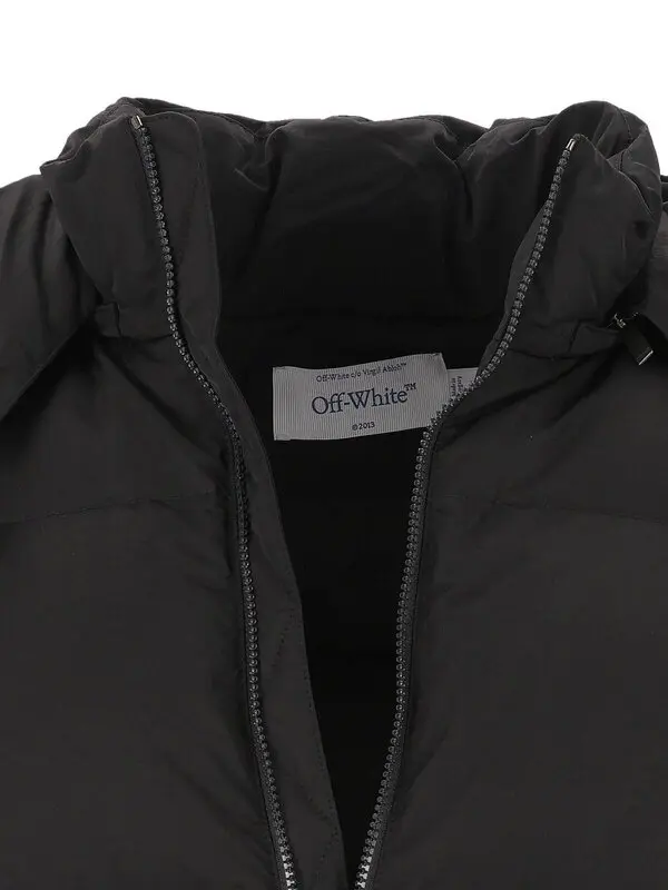 Off-White Down Jacket With Hood