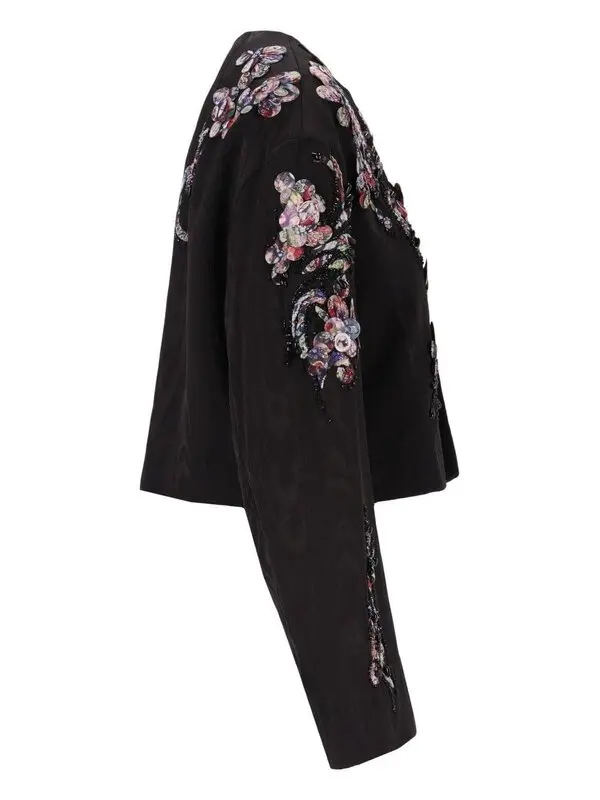Dries Van Noten Vonda Short Jacket With Embroidery