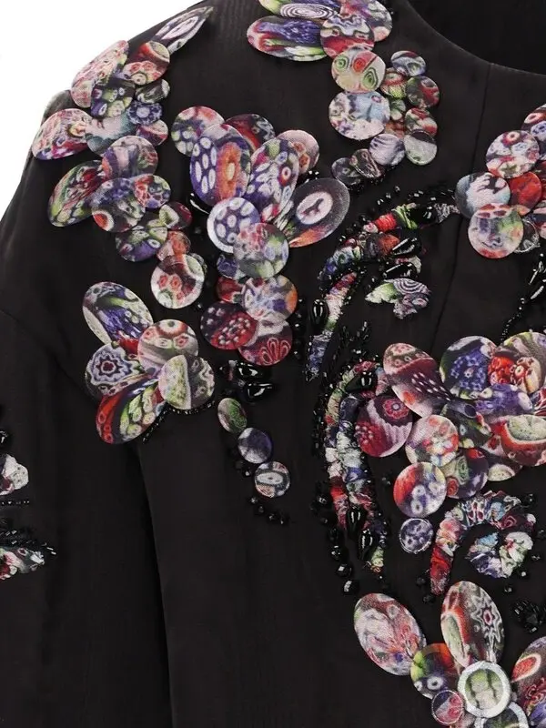 Dries Van Noten Vonda Short Jacket With Embroidery