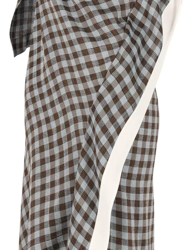 Loewe Dress In Viscose And Linen Blend
