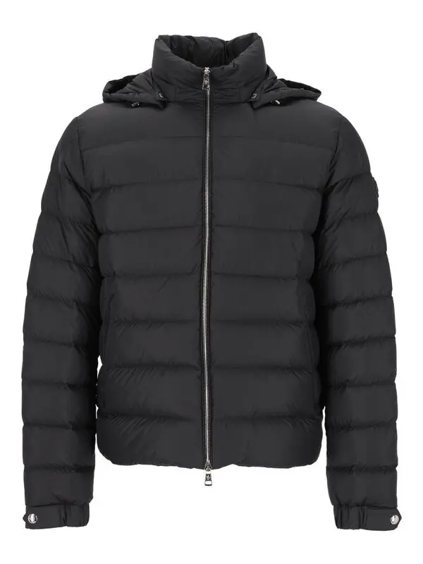 Moncler Arneb Short Down Jacket With Hood - Black