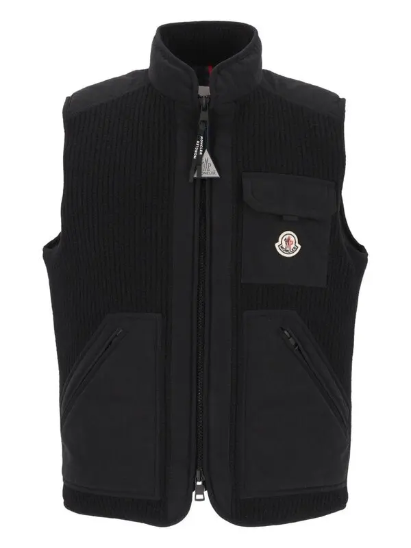 Moncler Lenevra Down Padded Vest - Black