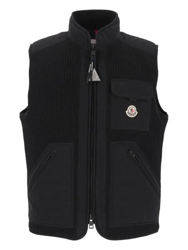 Moncler Lenevra Down Padded Vest - Black