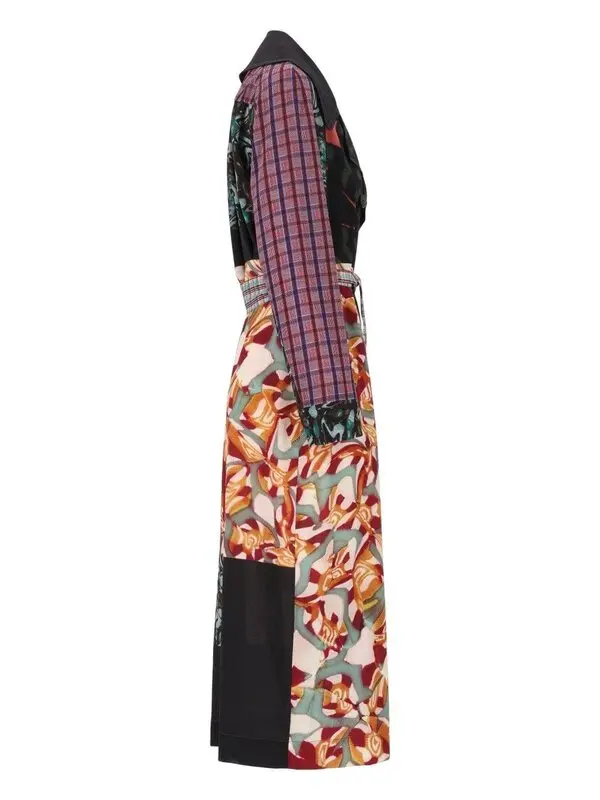 Dries Van Noten Rolana Printed Chiffon Coat