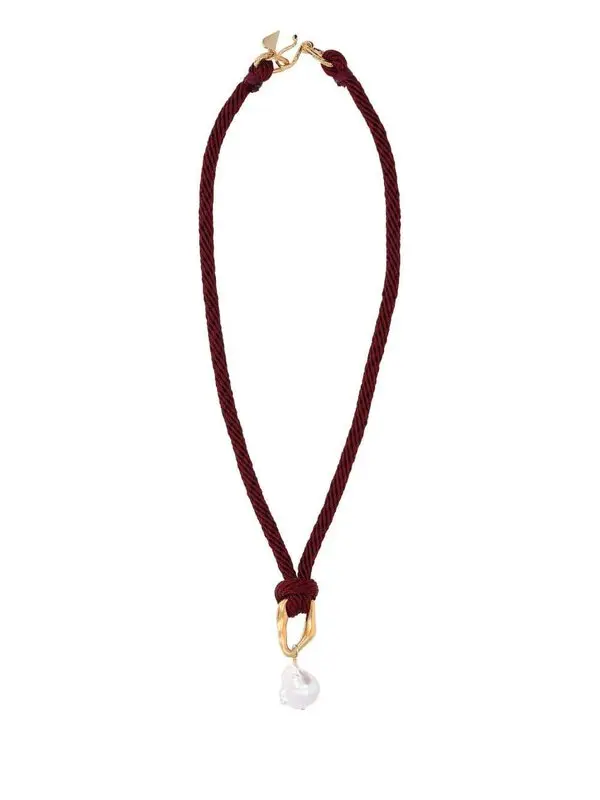 FORTE_FORTE Necklace With Pearl Pendant - Multicolor