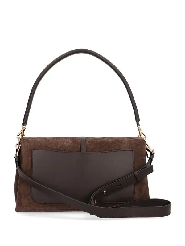 TOD'S Small “flap T Timeless” Bag In Suede