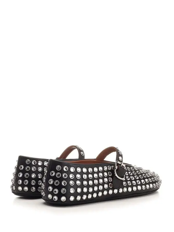 Alaïa Rhinestone Mesh Ballerina