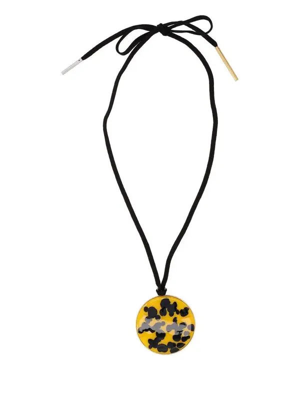 Dries Van Noten Necklace With Pendant - Yellow