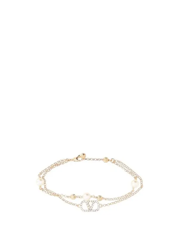 Valentino Garavani Vlogo Signature” Bracelet - Gold