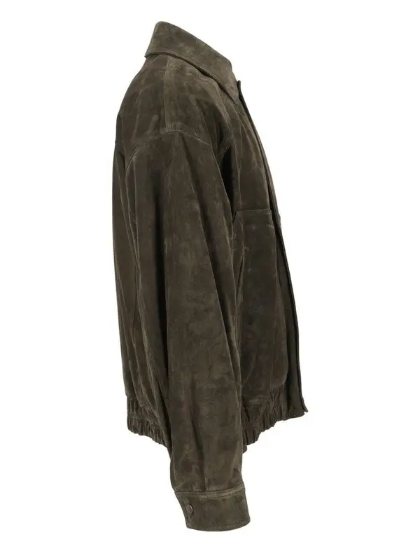 Saint Laurent Vintage Split Leather Bomber Jacket